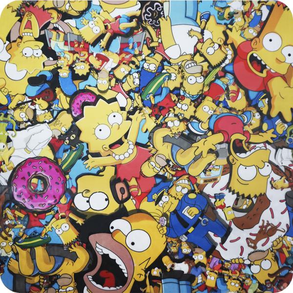 HOT-140 Lámina hidroimpresión Los Simpson | HYDRA WATER TRANSFER PRINTING